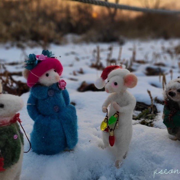 Xmas Mice Ornaments/cute Mouse/christmas Mouse/mice/mice Ornament ...