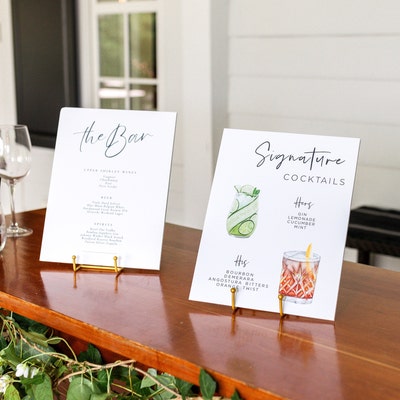 Pool Party Bar Menu Template Summer Party Drink Menu - Etsy