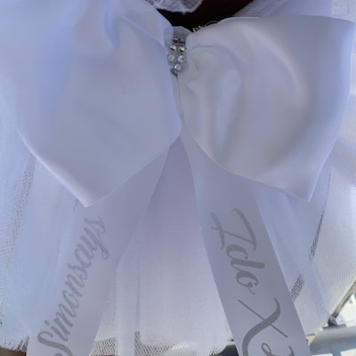 Bridal Booty Veil Add Arm Bands, Hair Veil Sash Etc.. Buy Separately or ...