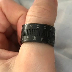 Lens Spinner Ring Moving Worry Ring, Rotating Ring for Anxiety and ...