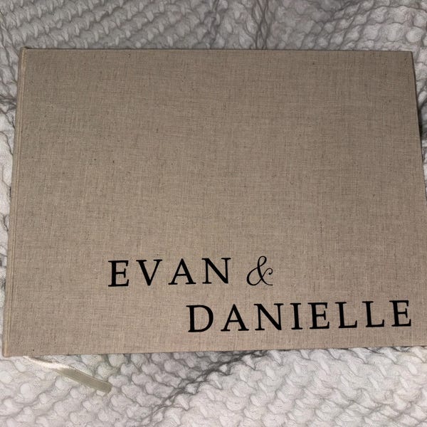 Linen Polaroid Album Personalised Photo Book Album Fits Instax Mini ...