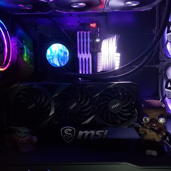 Anti-sag GPU Support Riser With Custom 3D Printed Badges (swappable) - Etsy