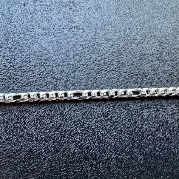 RH Silver FRANCO Chain Necklace-925 Sterling Silver Franco Chain-italy ...