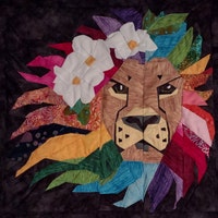 Lion Quilt Foundation Paper Piecing Pattern - Etsy Canada