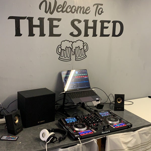 PERSONALISED Wall Sticker "welcome to The..." Customised Bar Pub Decal ...