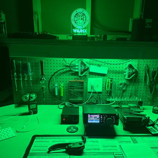 Round Logo - Ham Radio Lighted on Air Callsign Display LED - Amateur ...