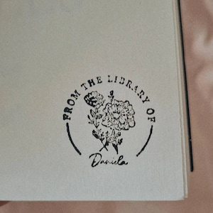 From the Library of custom Library Stamppersonalized BOOK Stampcustom ...
