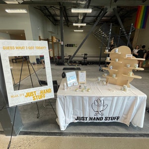 Asymmetrical Wavy Collapsible Stand, Retail Display, Market Display ...