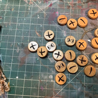 Number Game Tokens Standard Numbers 1-10/roman Numerals 1-10 or Custom ...