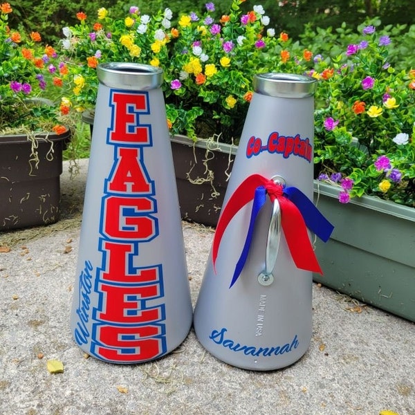 Cheer Megaphone 13" Custom Designed for Your Cheerleader or Event - Etsy