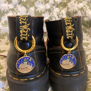 Gold and Silver Sacred Heart Boot Charms - Etsy UK