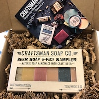 Beer Soap 6-pack Sample Set // Natural, Handmade, and Vegan // Scented ...