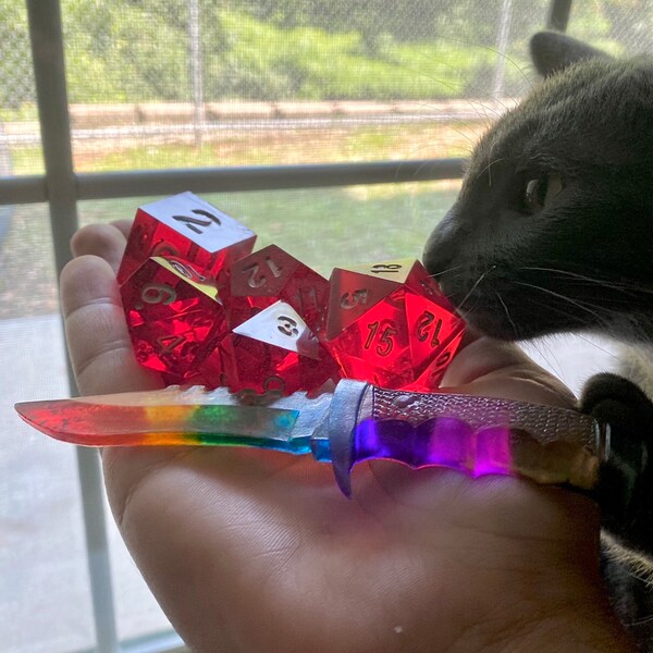 Custom Decorative Dried Pressed Flowers or Flower Petal Floral Dagger ...