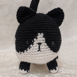Crochet Pattern Chibi Cat Tuxedo Amigurumi PDF Digital Download - Etsy
