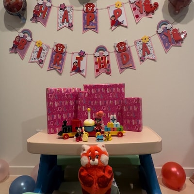 Turning Red Party Package. Turning Red Party Decorations. Turning Red ...