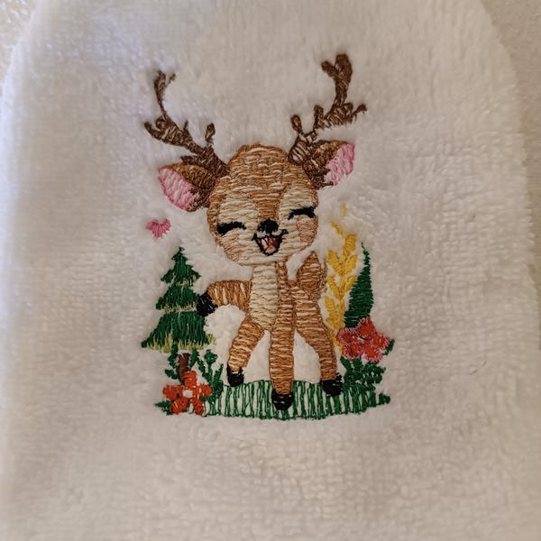 Deer Embroidery Machine Design, Safari Animals Embroidery Designs, Zoo ...