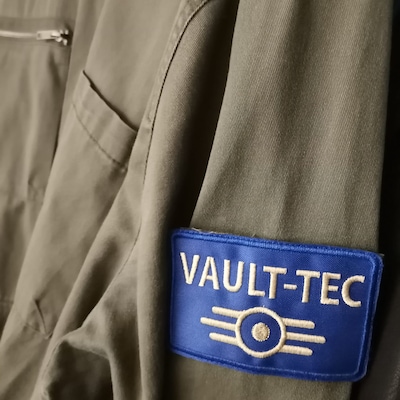 Fallout 76 and 111 Emblem Logo Gear Iron-on Embroidered Patch, Custom ...