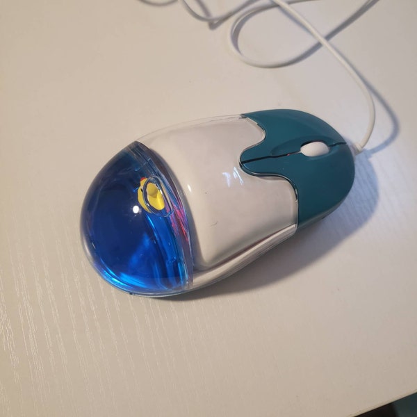Y2K Aqua Style Mouse (USB) With Duck Floater - Etsy