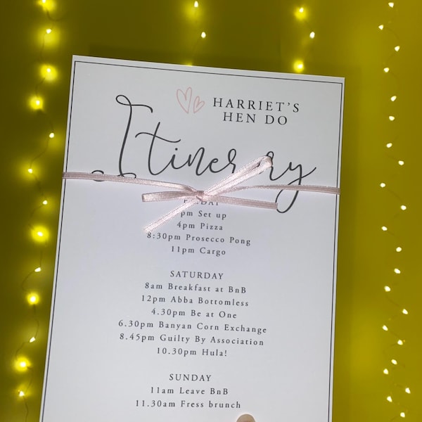 Personalised Bride Hen Do Invite. Bride to Be | Hen Party Invitation ...