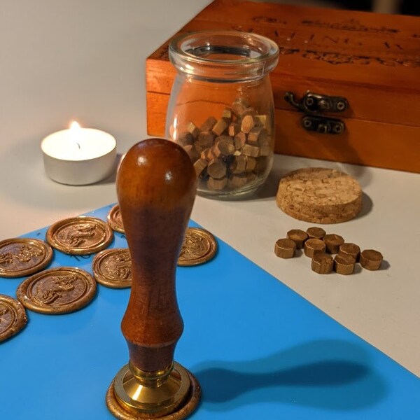 Dinosaur T-rex Wax Seal Stamp /wax Seal Stamp Kit /custom Sealing Wax ...