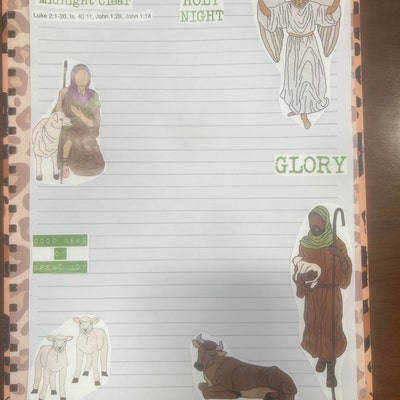 Angels and Shepherds, Christmas, Beautifulgoodnews, Bible Journaling ...