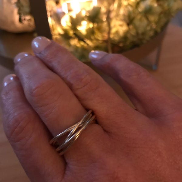 Set of 4 Knuckle Rings, Knuckle Rings, Knuckle Ring Set, Stacking Rings ...