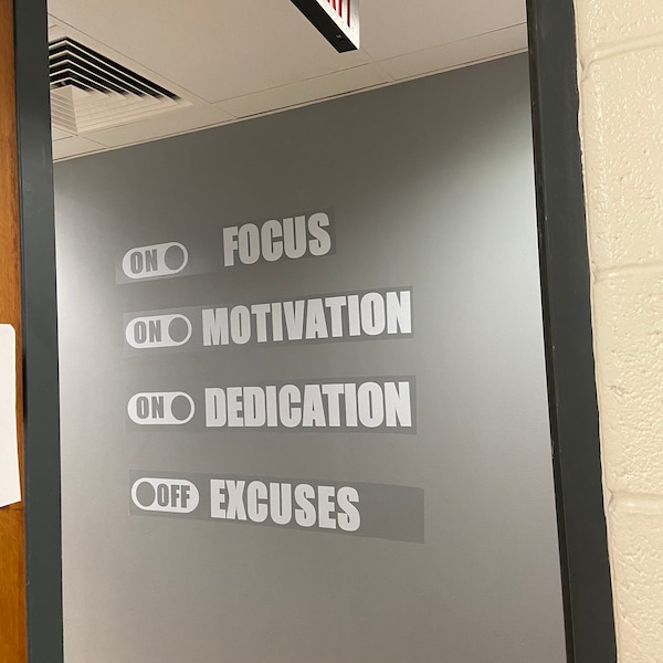 Focus Office Wall Decor, Office Wall Art, Motivational Office Wall ...