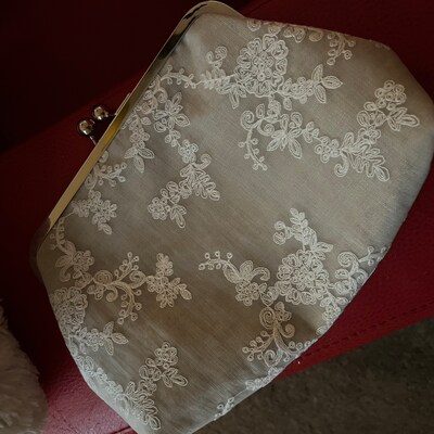 Bridesmaids Clutch Leaf Lace Gift Set Lace Bridesmaid Clutch - Etsy