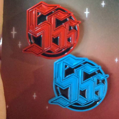 Rose Gold Fox Enamel Pin Badge - Etsy