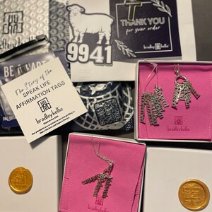 Modern EMPTY TOMB Necklace Gold Vermeil CHRISTIAN Pendant Born Again ...