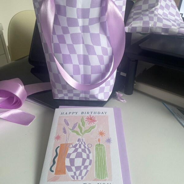 Birthday Cake Card Kitsch Birthday Card Iced Birthday Cake Card ...