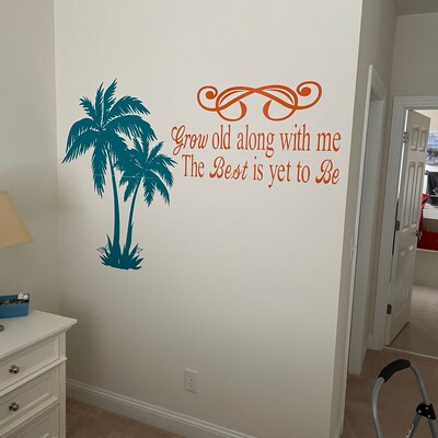 Palm Tree Wall Decal, 2 Palm Trees Vinyl Sticker, Palm Tree Décor ...