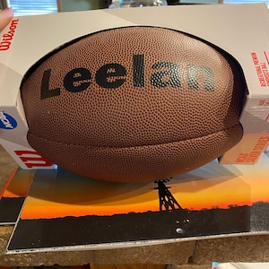 Customized Personalized Wilson NCAA Football, Multiple Sizes Custom ...