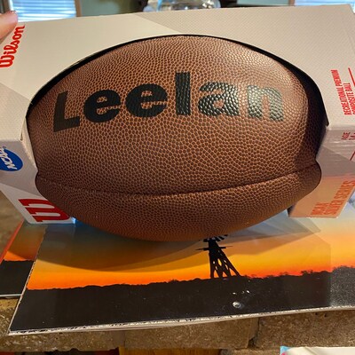 Customized Personalized Wilson NCAA Football, Multiple Sizes Custom ...