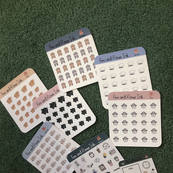 Computer Stickers/ Planner Stickers Sheet/ Desktop Stickers for ...