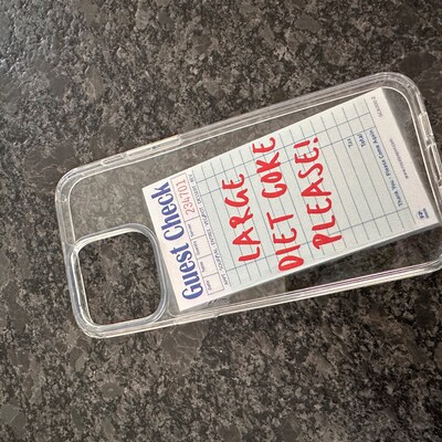 Hot Girls Drink Tequila Retro Guest Check Phone Case, Tequila, Espresso ...