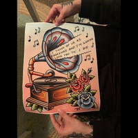 Customizable Lyrics: Phonograph - Etsy Ireland