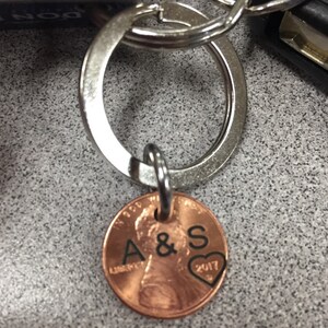 2 Personalized Keychain Set Boyfriend Gift Girlfriend Gift Engraved ...