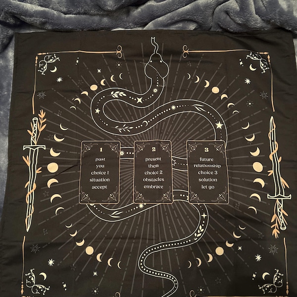 Tarot Spread Cloth With Celtic Cross | Tarot Reading Cloth | Learn ...