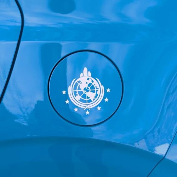 Super Earth Car Decal - Helldivers 2 - Etsy