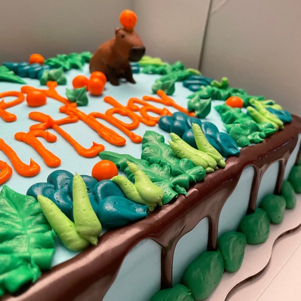 Clay Figurine Capybara - Handmade Polymer Clay Animal Gift - Desk Pet ...