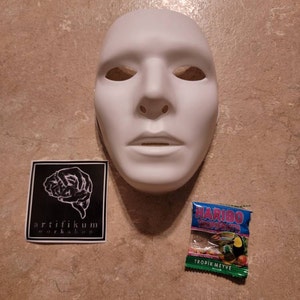 Cesar/caesar 1983 Blank Male Mask RECASTS Kabuki Mask Joey Mask ...