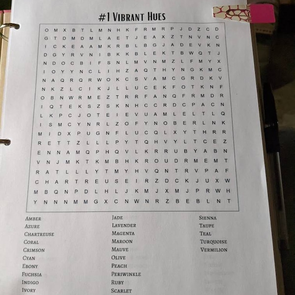200 Word Search Printable Puzzles, Instant Download, Printable Puzzle ...