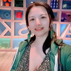 Mountain Landscape Beaded Earrings Fireweed Flowers Beadwork - Etsy