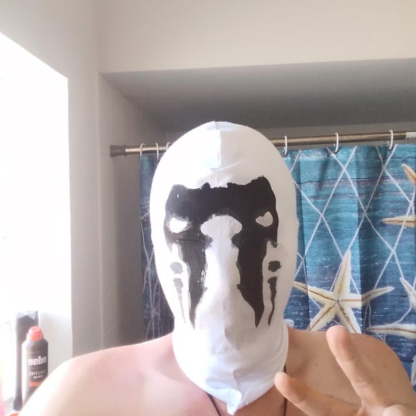 Rorschach Mask With REAL Moving Inkblots - Etsy