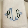 Vienna Monogram Machine Embroidery Font Alphabet Letters INSTANT ...