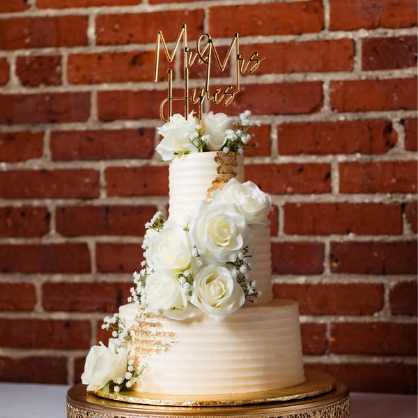 Happy 50th Birthday Cake Topper, Personalized 50th Anniversary Cake ...