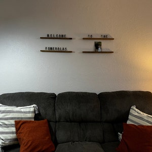 Large Letter Ledge 40 Letter Ledges With Acrylic Letter & Number Pack ...