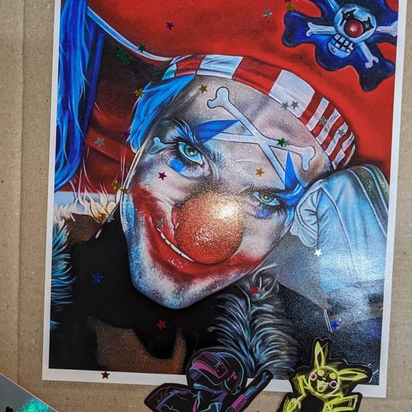 MINI Glamrock Mangle Art Print (6”x4”) - Etsy