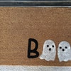 Halloween Doormat, Boo Ghost Welcome Mat, Halloween Door Mat, Halloween ...